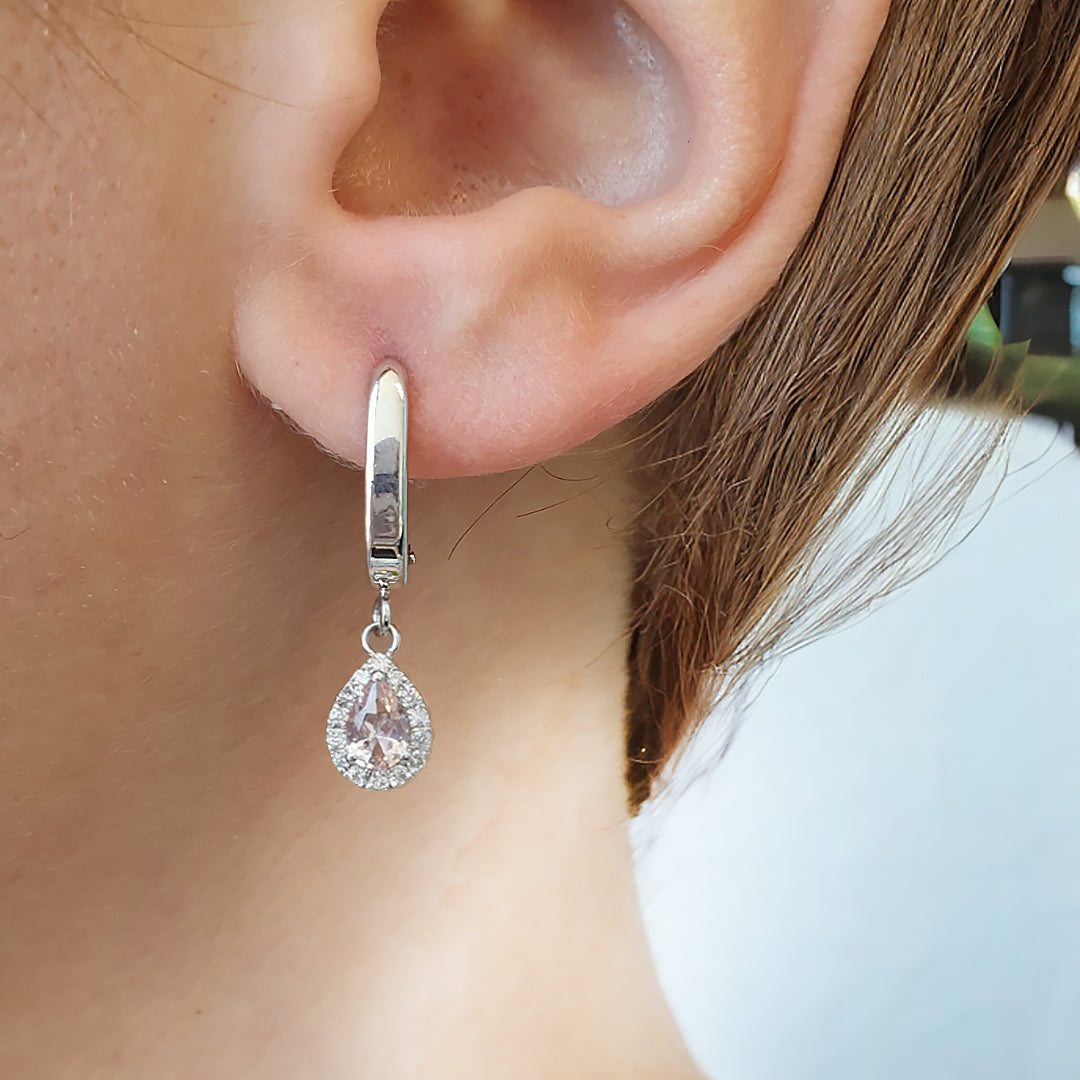 עגילים תלויים פנינה - Fermond Jewelry – פרמונד תכשיטים