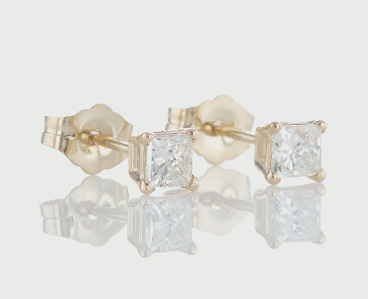 עגילים צמודים תמה - Fermond Jewelry