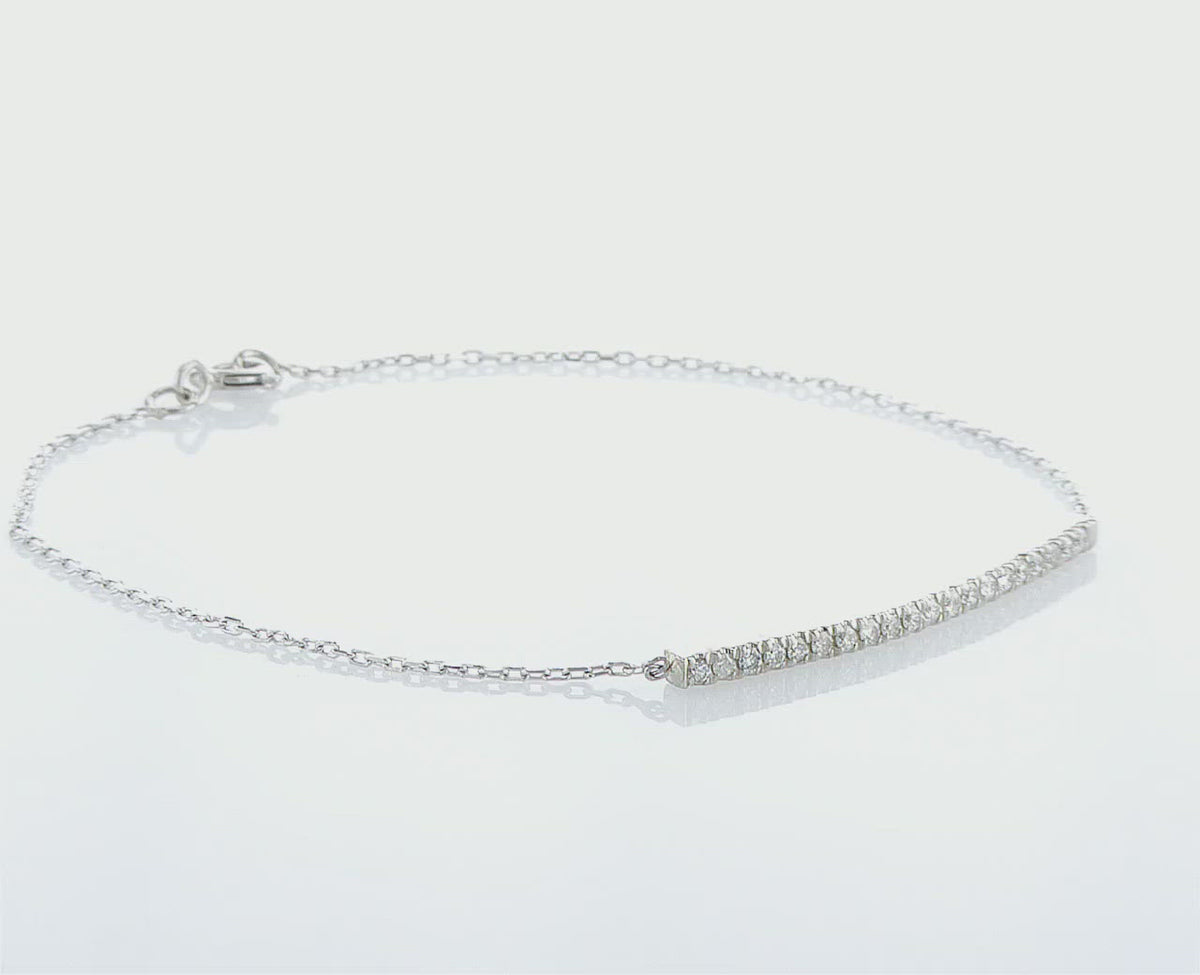 צמיד זהב שקמה - Fermond Jewelry – פרמונד תכשיטים